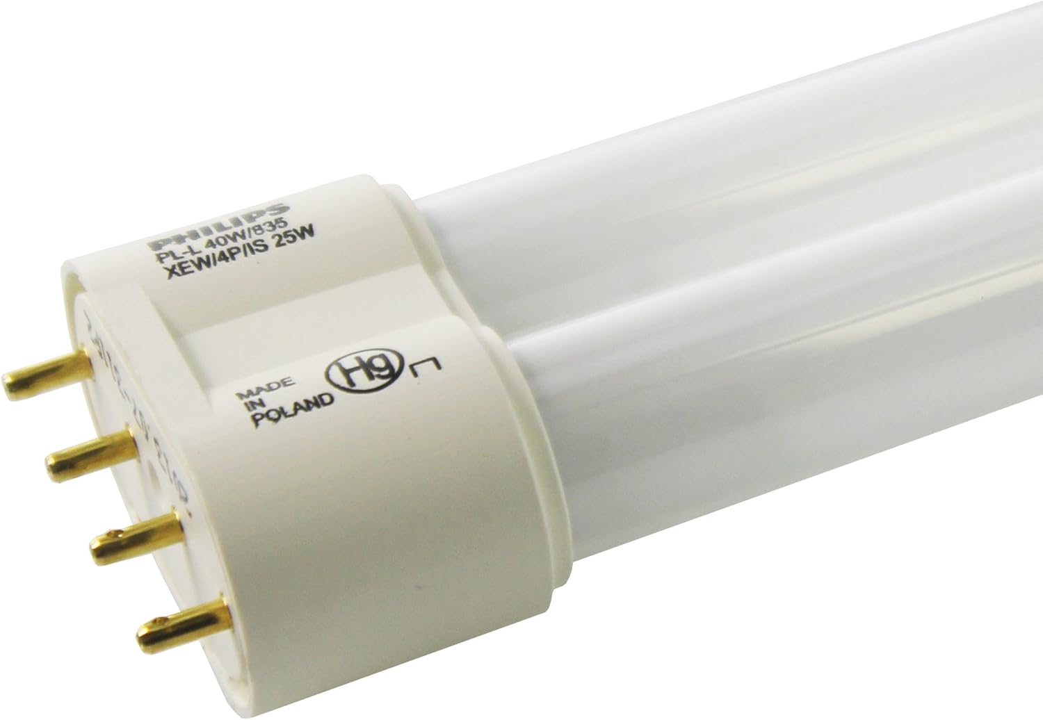 Philips 209148 - PL-L 40W/835/XEW/4P/IS 25W Single Tube 4 Pin Base ...