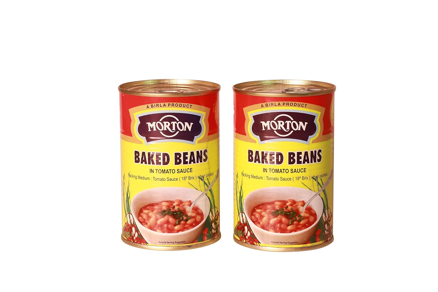 Morton Baked Beans in Tomato Sauce, 450 g (Pack of 2): Amazon.in ...