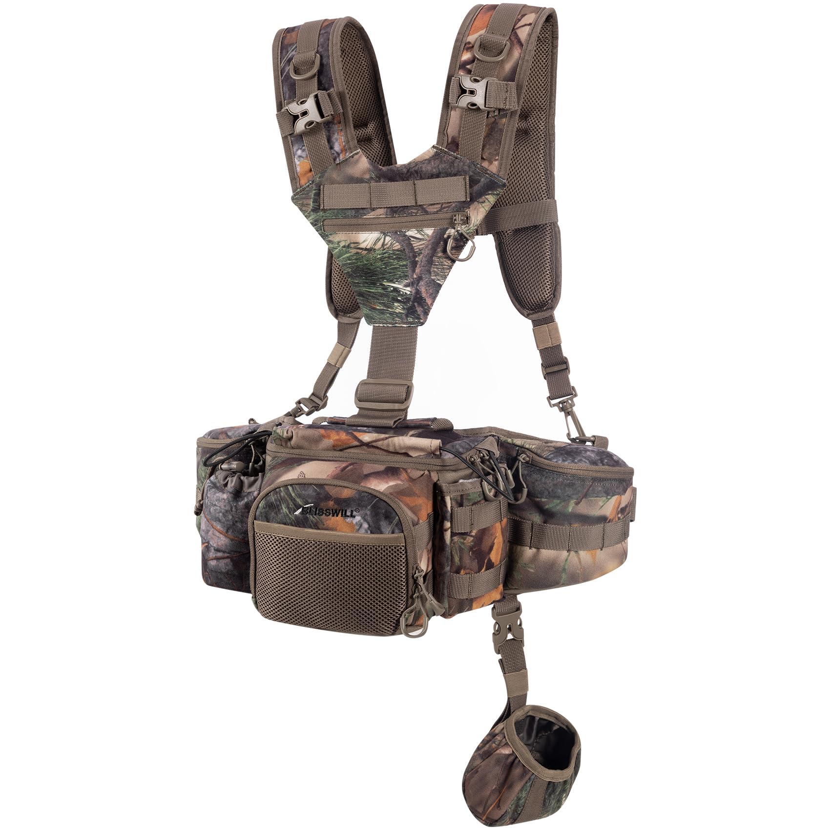 BLISSWILL Hunting Fanny Waist Pack with Harness Pouch?Shoulder ...