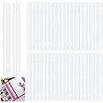 Amazon.com : 40Pcs Magazine Holders for Binders, 3 Hole Punched Plastic ...
