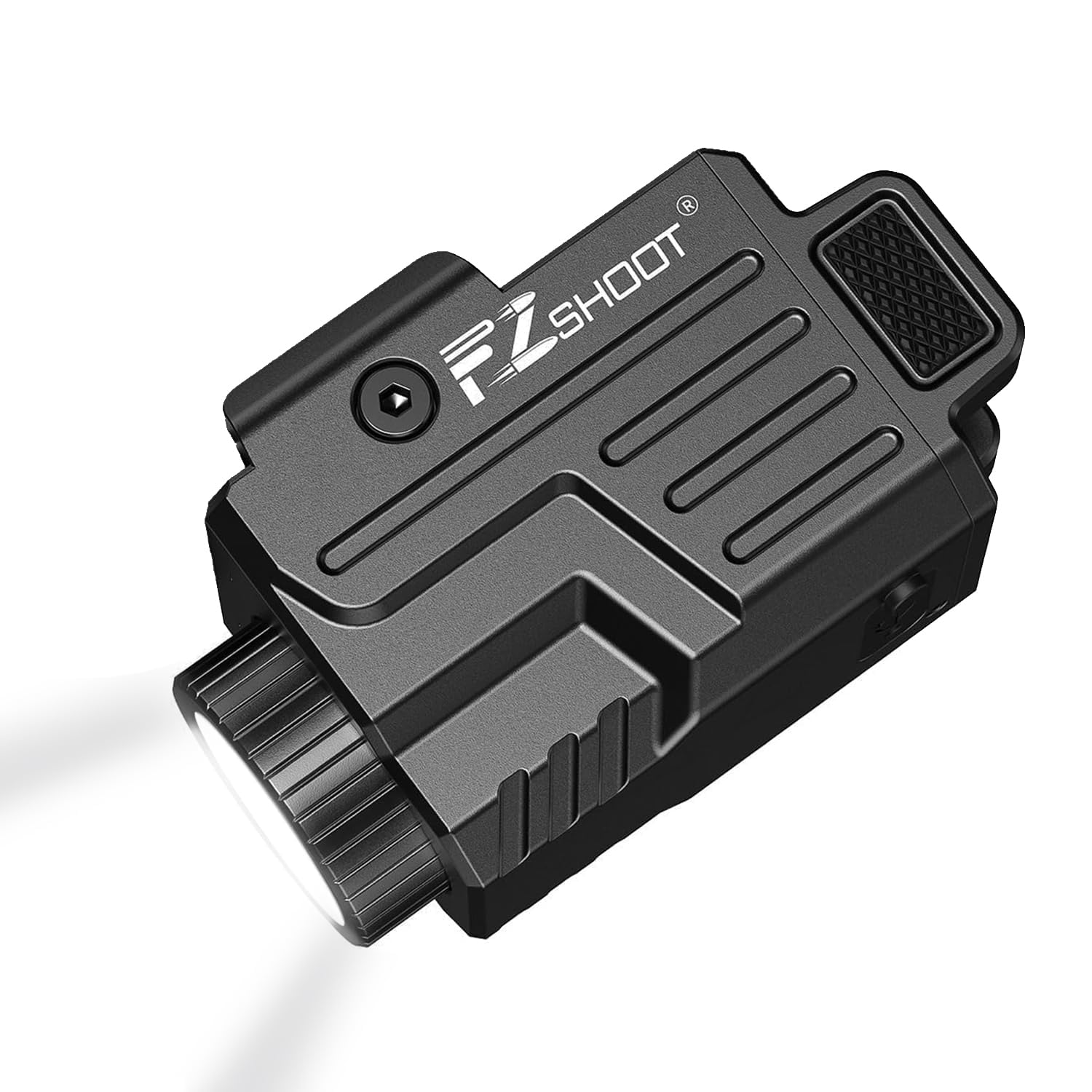EZshoot 800 Lumens Pistol Flashlight Compatible with Picatinny and GL ...