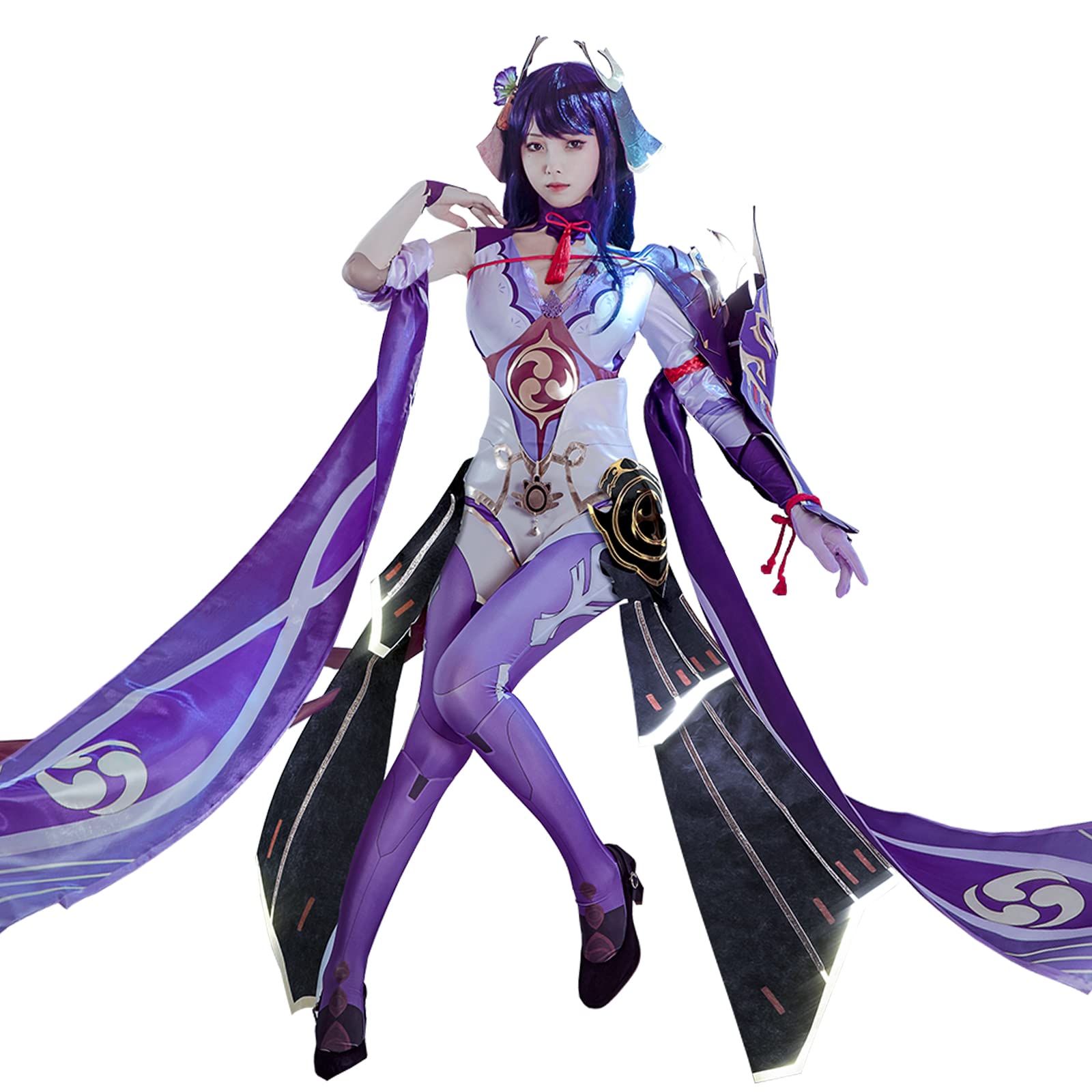 Mua CR ROLECOS Baal Cosplay Outfit for Impact Raiden Shogun Costume Raiden Ei Cosplay Full Set ...