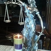 Amazon.com: JFSM INC Large Bronze Finish Lady Justice 18 Inch Statue ...