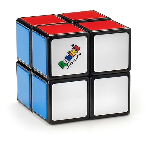 Rubik's Cube, The Official 2x2 Rubik's Cube, Mini Problem-Solving Brain ...