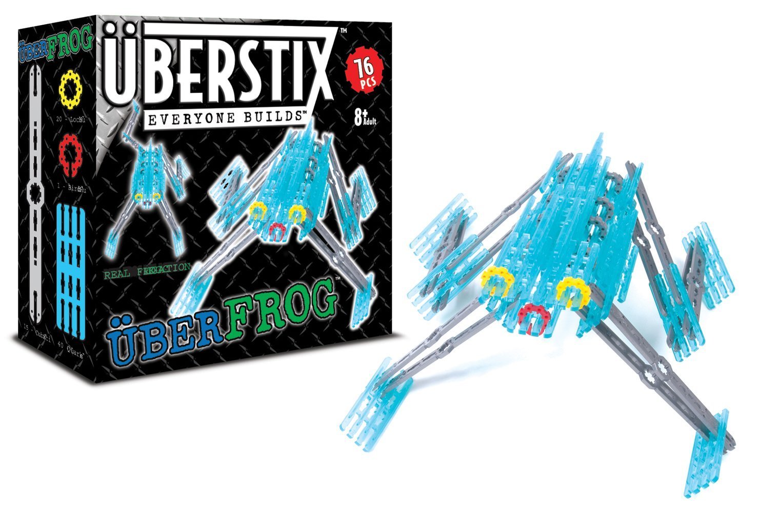 Amazon.com: Uberstix Uberfrog 76 Piece Set: Toys & Games