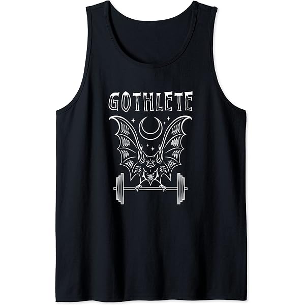 Gothlete Vampire Bat Moon Gothic Workout Fitness Tank Top Gothlete ...