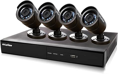 Amazon.com : LaView 4 Camera 960H Security System, 4 Channel 960H DVR w ...