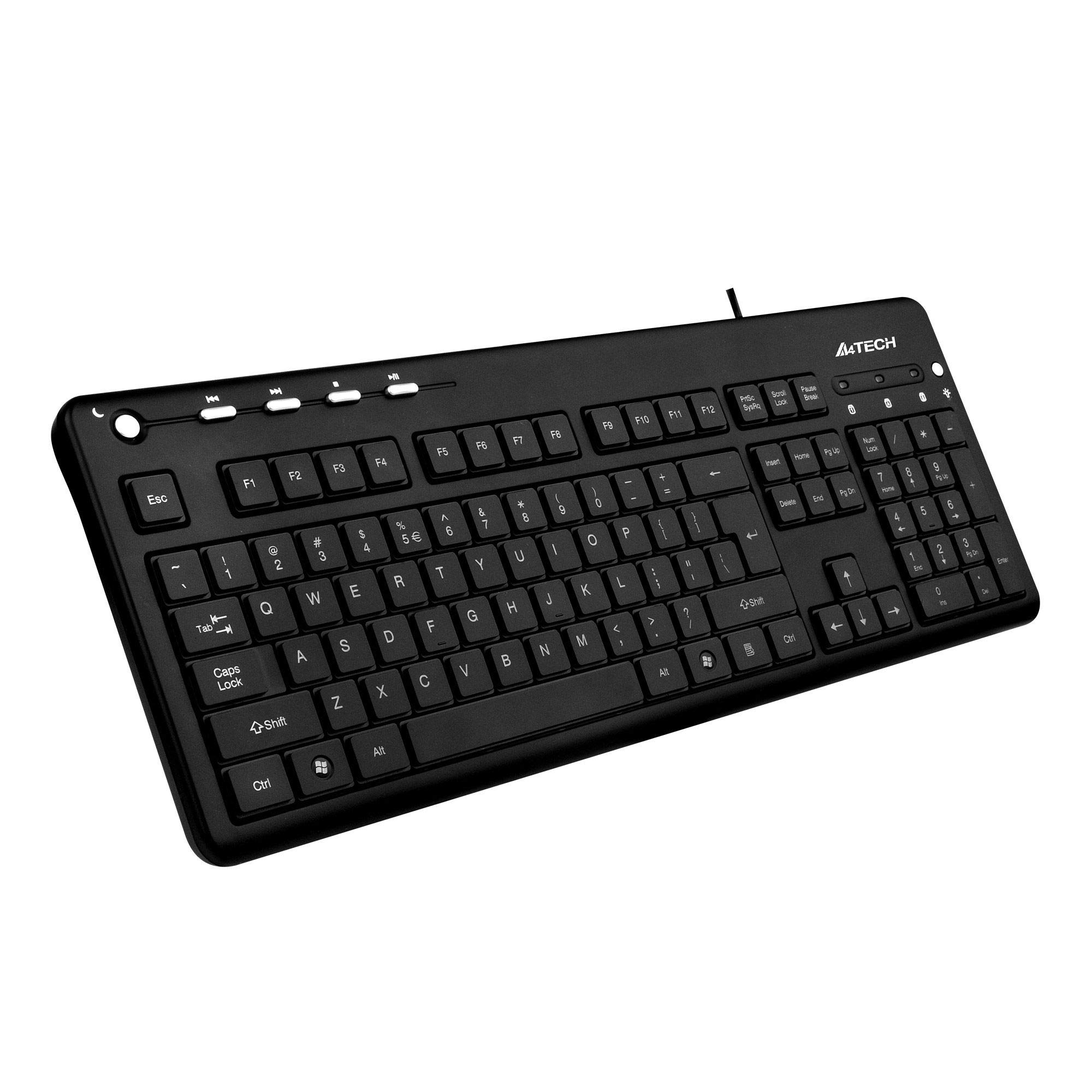 A4tech KD-126 Backlit USB Light Up Keyboard Black (KD126) on Galleon ...