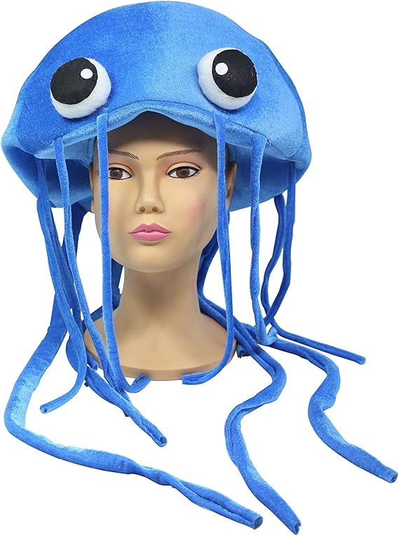 Jellyfish Costume Hats. Handmade Jellyfish Costume Party Hat. Adult ...