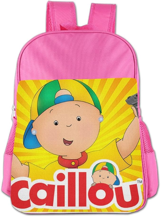 Caillou The Creative Boys Girls School Bagpack Pink: Amazon.ca ...