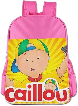 Caillou The Creative Boys Girls School Bagpack Pink : Amazon.ca ...