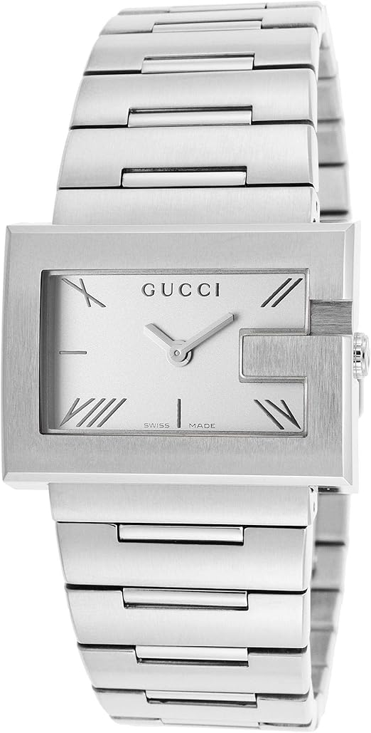Gucci 100 G-Rectangle ya100506: Gucci: Amazon.co.uk: Watches