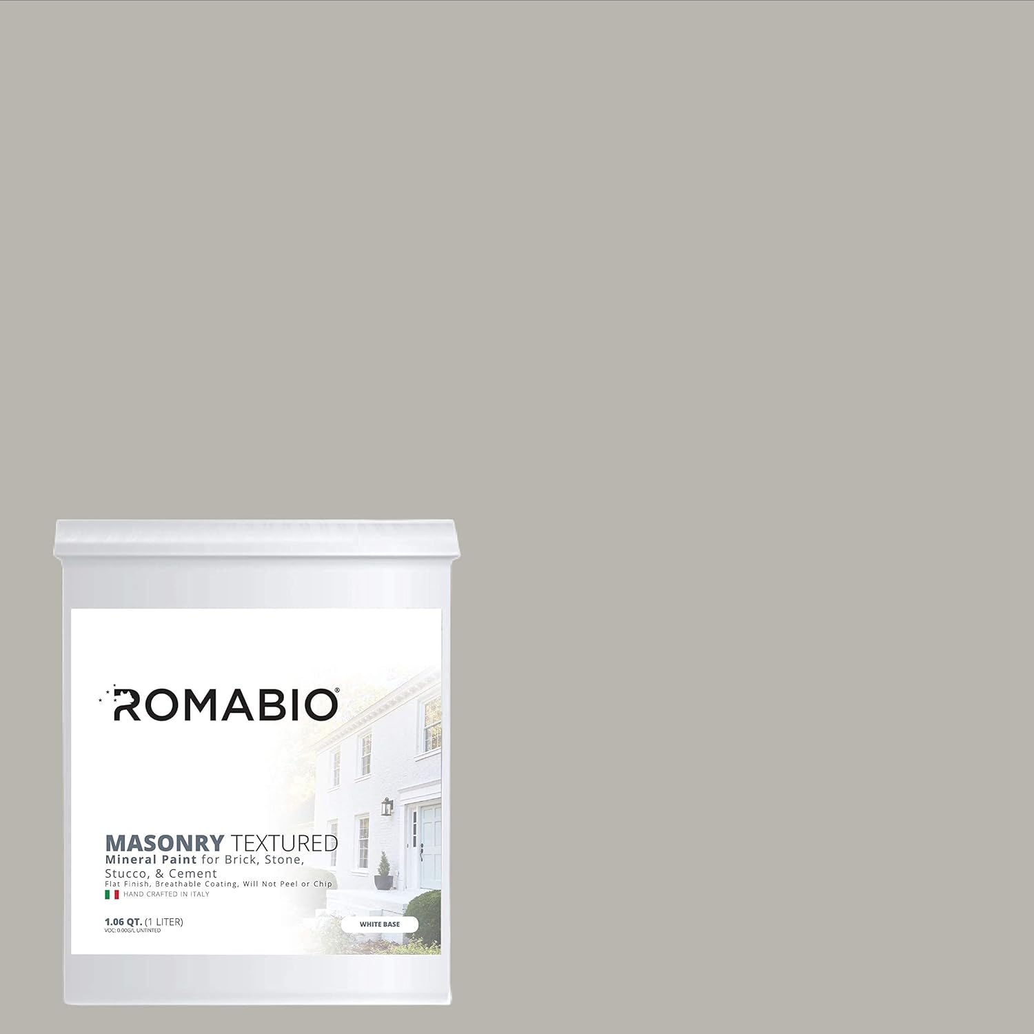 Amazon.com: Romabio Masonry Textured, Italian Mineral Paint for Brick ...