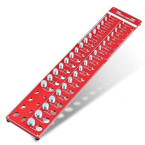 34 Nut and Bolt Thread Checker, Thread Checker with 19 Standard & 15 ...