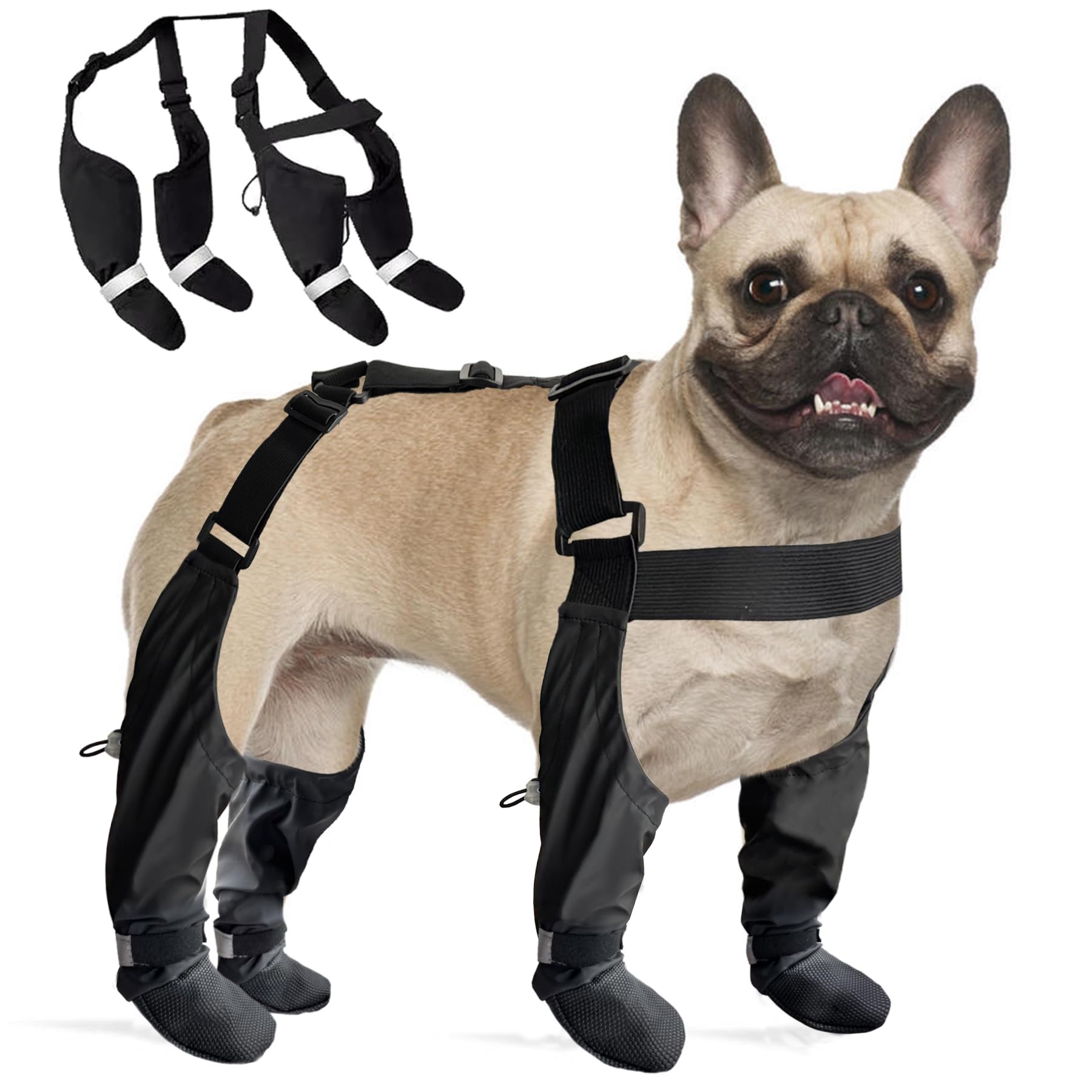 Dog Suspender Boots, Large Dog Rain Boots, Waterproof Doggy Winter Boot ...