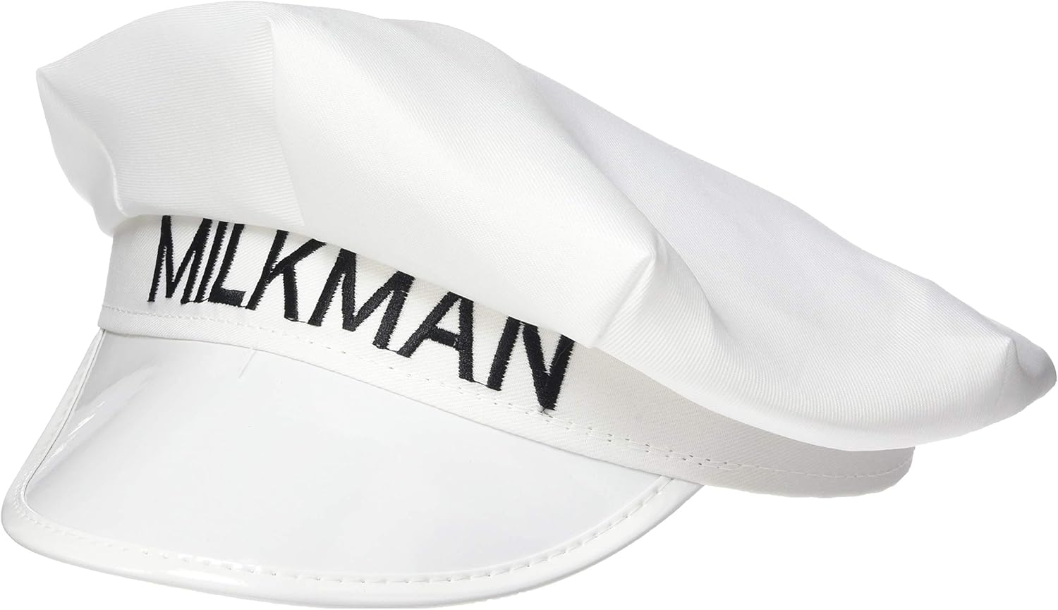 HMS Milkman Hat - White - One Size: Amazon.co.uk: Clothing