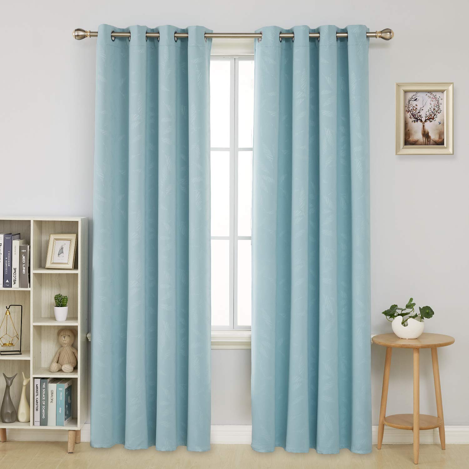 Deconovo Tende Oscuranti Termiche Isolanti con Occhielli Grigio Chiaro ...