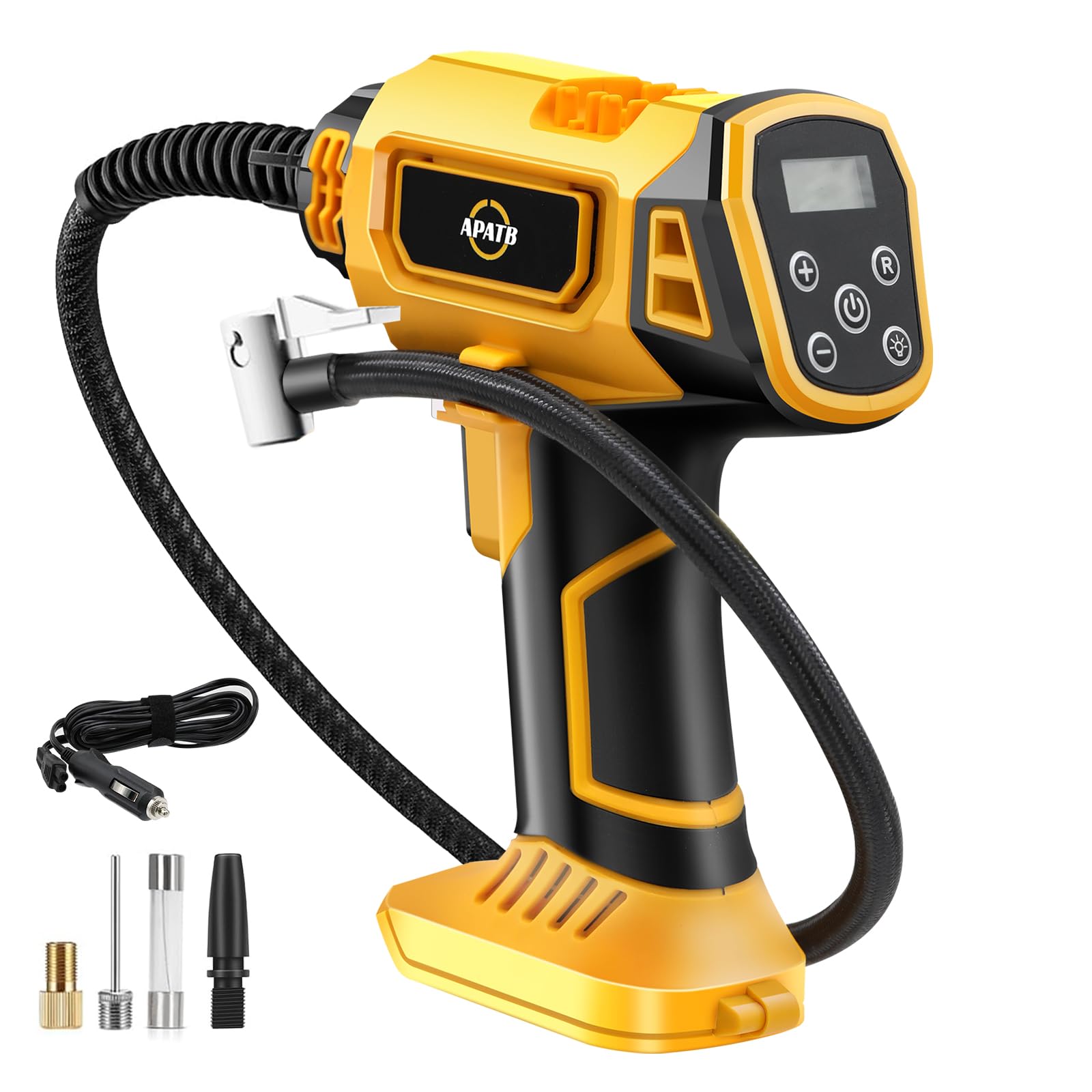 Cordless Tire Inflator Air Compressor for Dewalt 20V Max Battery,150PSI ...