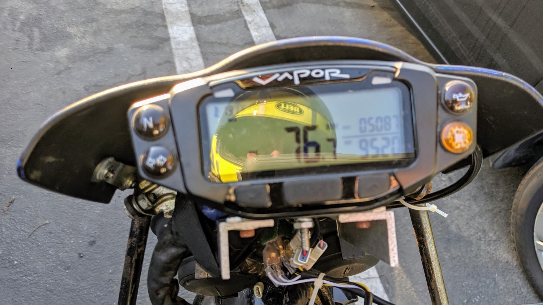 $24/mo - Finance Trail Tech 752-112 Black Vapor Digital Speedometer ...