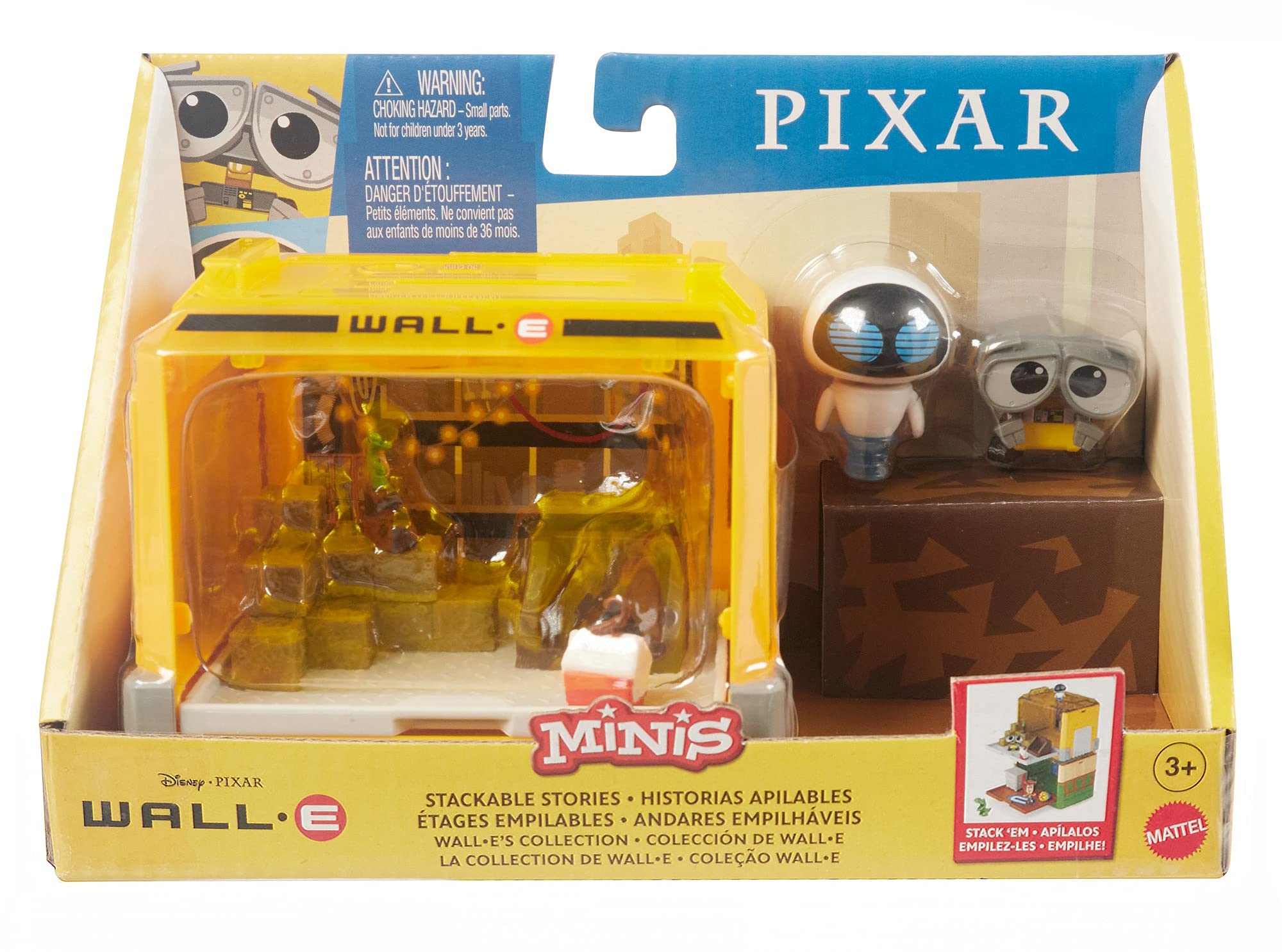 Mua Disney Pixar Minis Stackable Stories WALL-E Garage Toy, Detailed ...