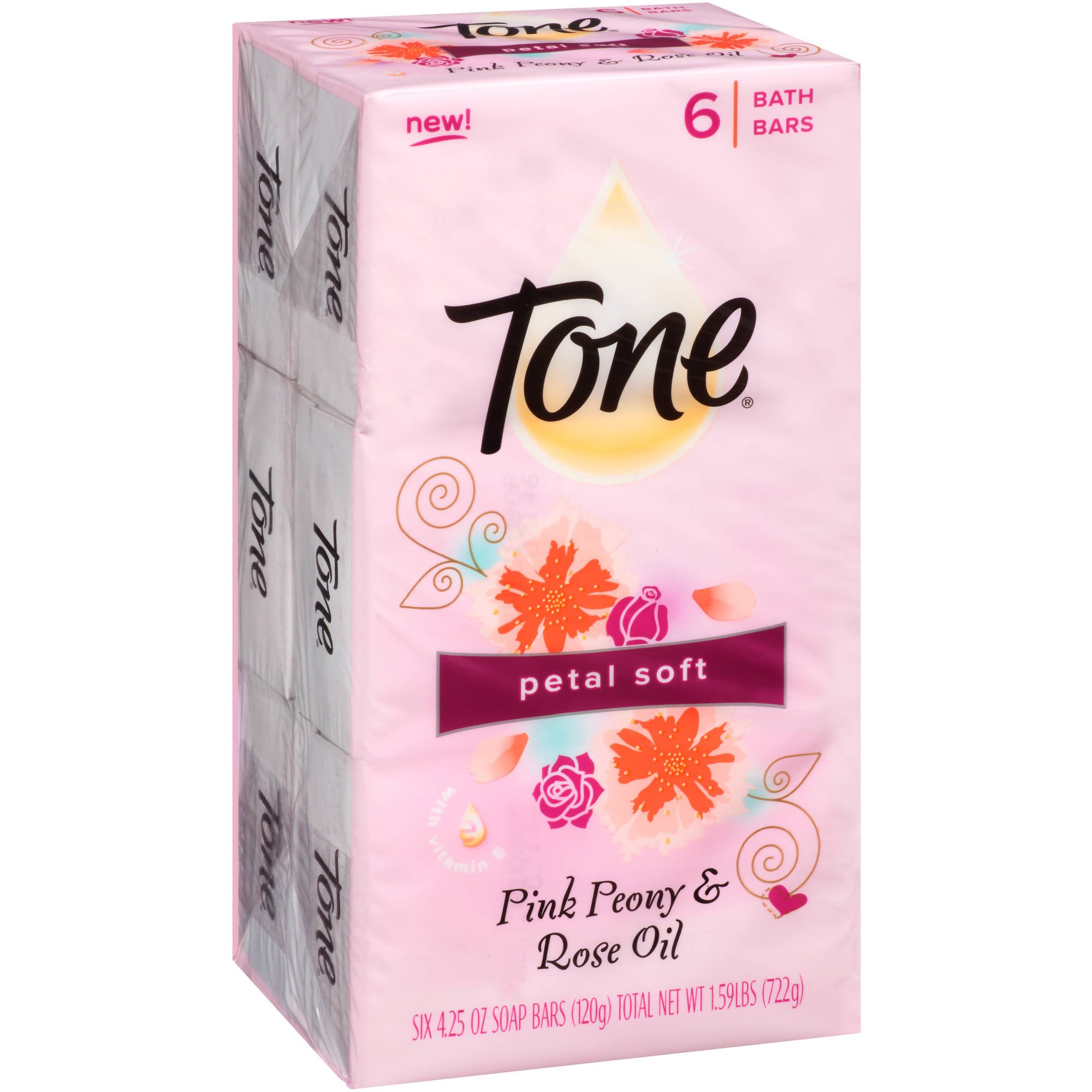 Amazon.com : Tone Bath Bars Cocoa Butter Mango Splash, 4.25 Oz, 2 Count ...