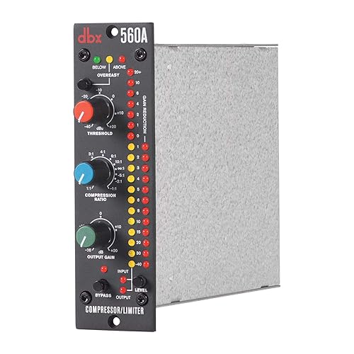 dbx DBX560A Compact, Professional Audio Stereo Compressor/Limiter ...