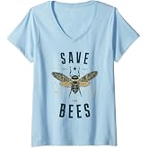 Amazon.com: Retro Save the Bees Apiary Shirt Bee Beekeeper Earth Day T ...
