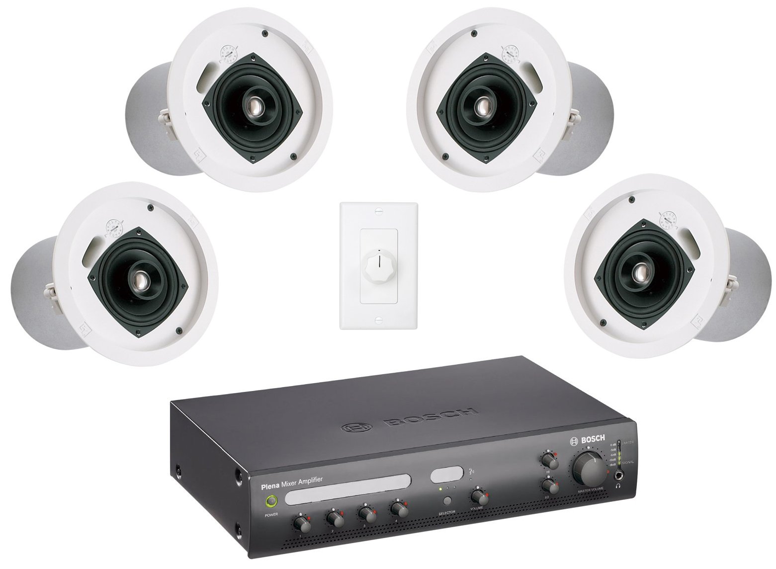 Buy Restaurant Sound System with 4 Electro-Voice EVID C4.2 In Ceiling ...