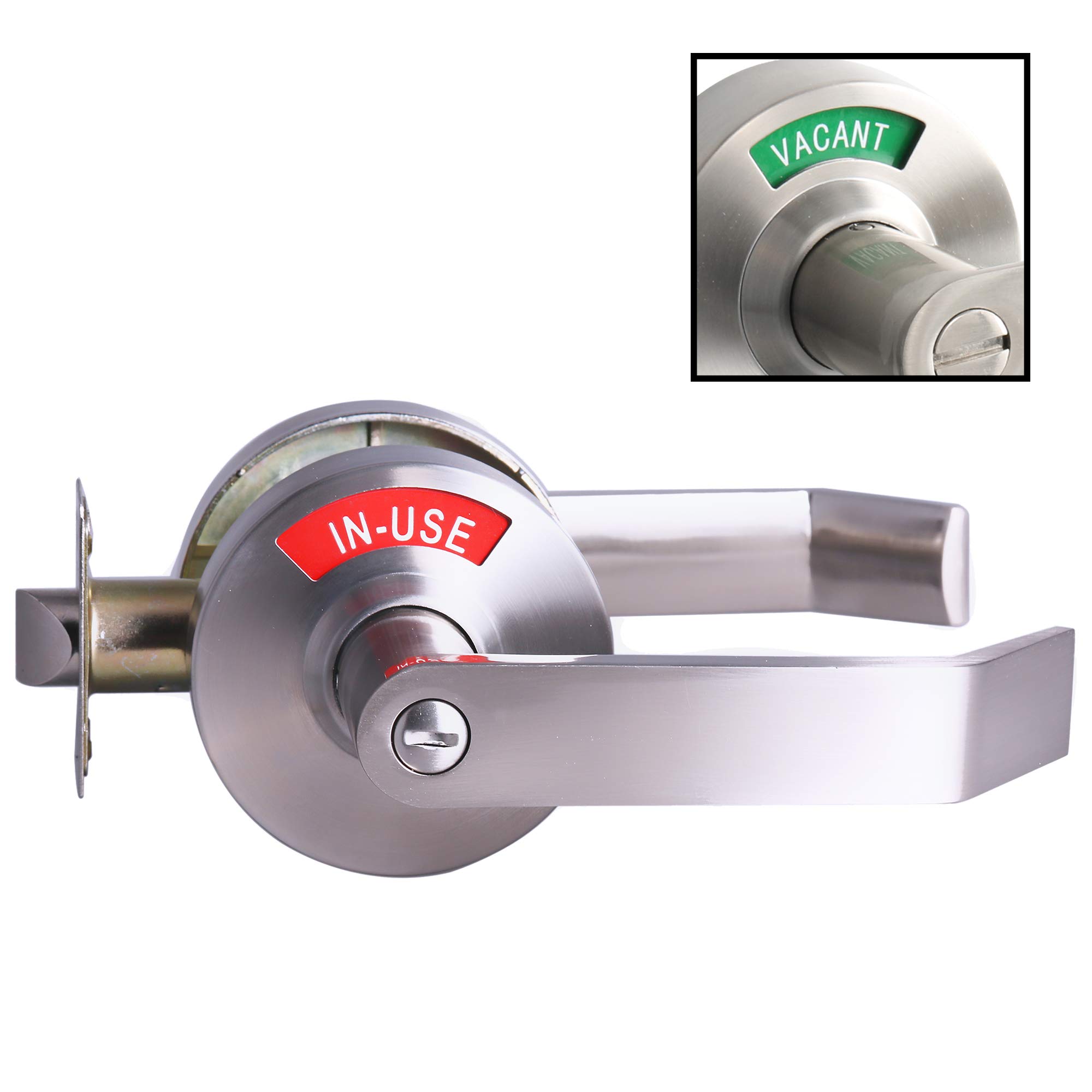Mua Bathroom Privacy Lever Lock with Large Indicator for Men Women ...