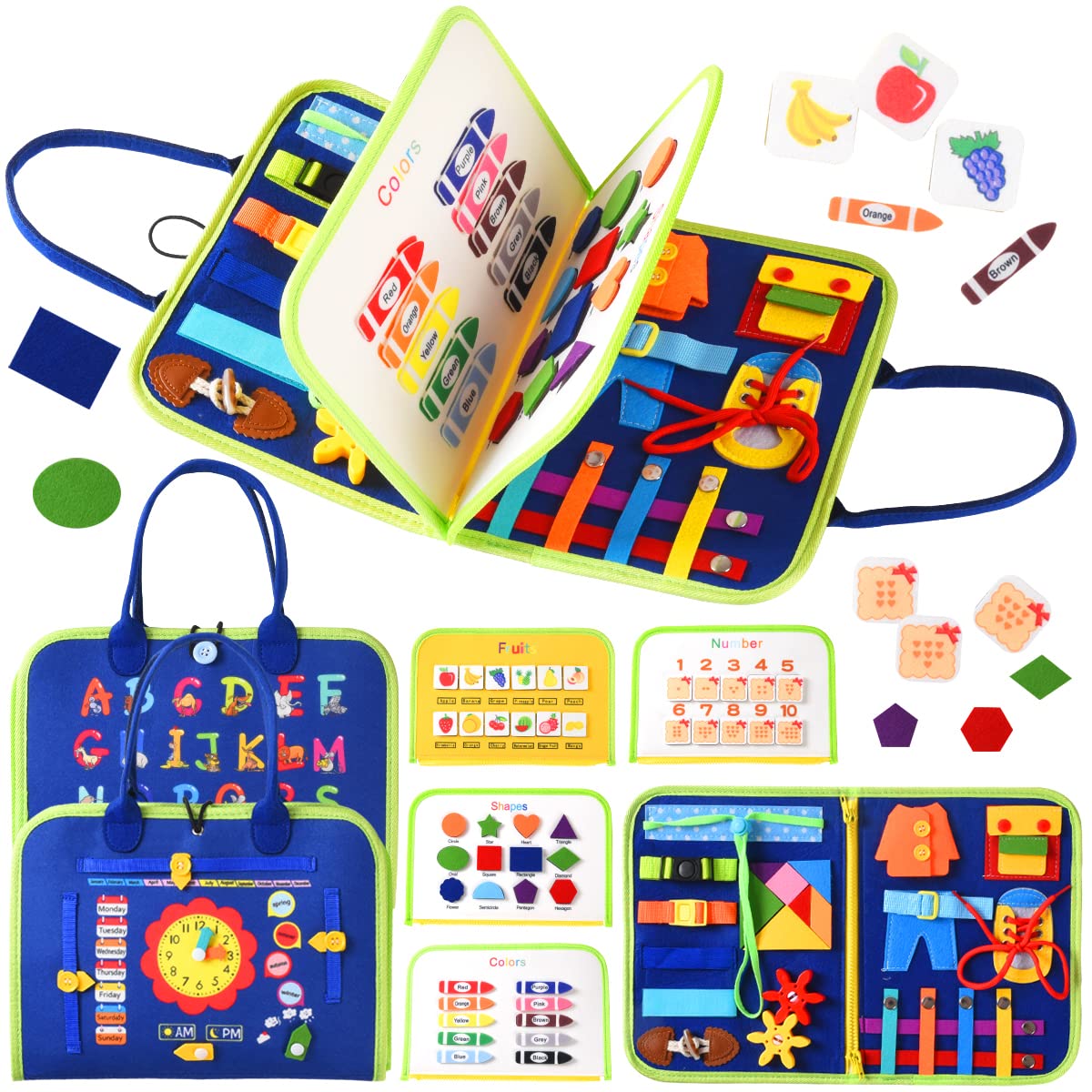 Mua Montessori Activity Busy Book for Toddlers - 1 2 3 4 5 Years Old ...