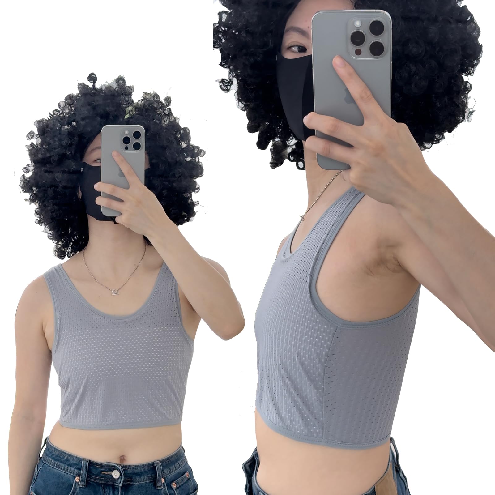 SABLIER Chest Binder, FTM Binder for Large Breasts, Transgender Non ...