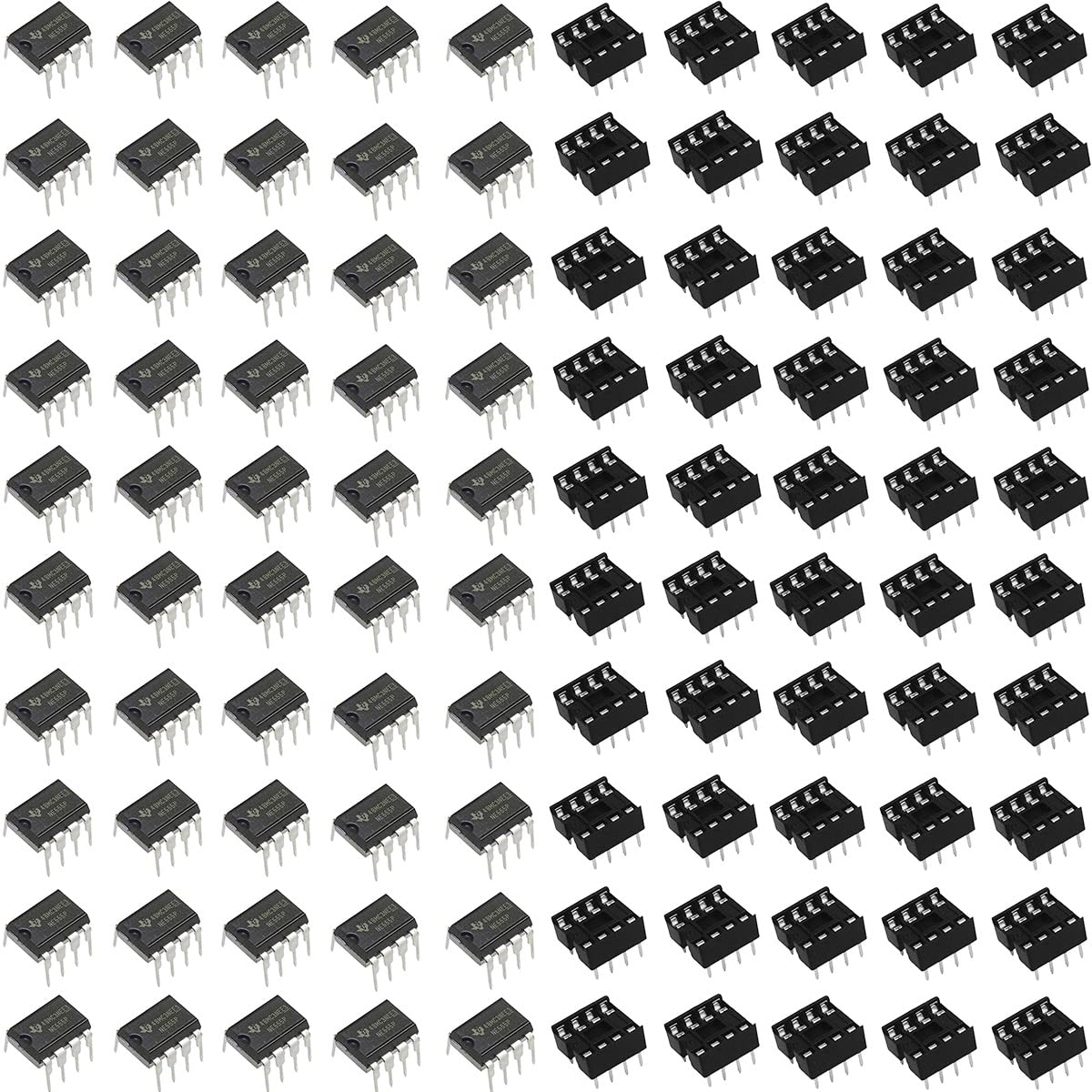 Mua DKARDU 50 pcs NE555P Precision Timer Single NE555 Timer IC NE555P ...