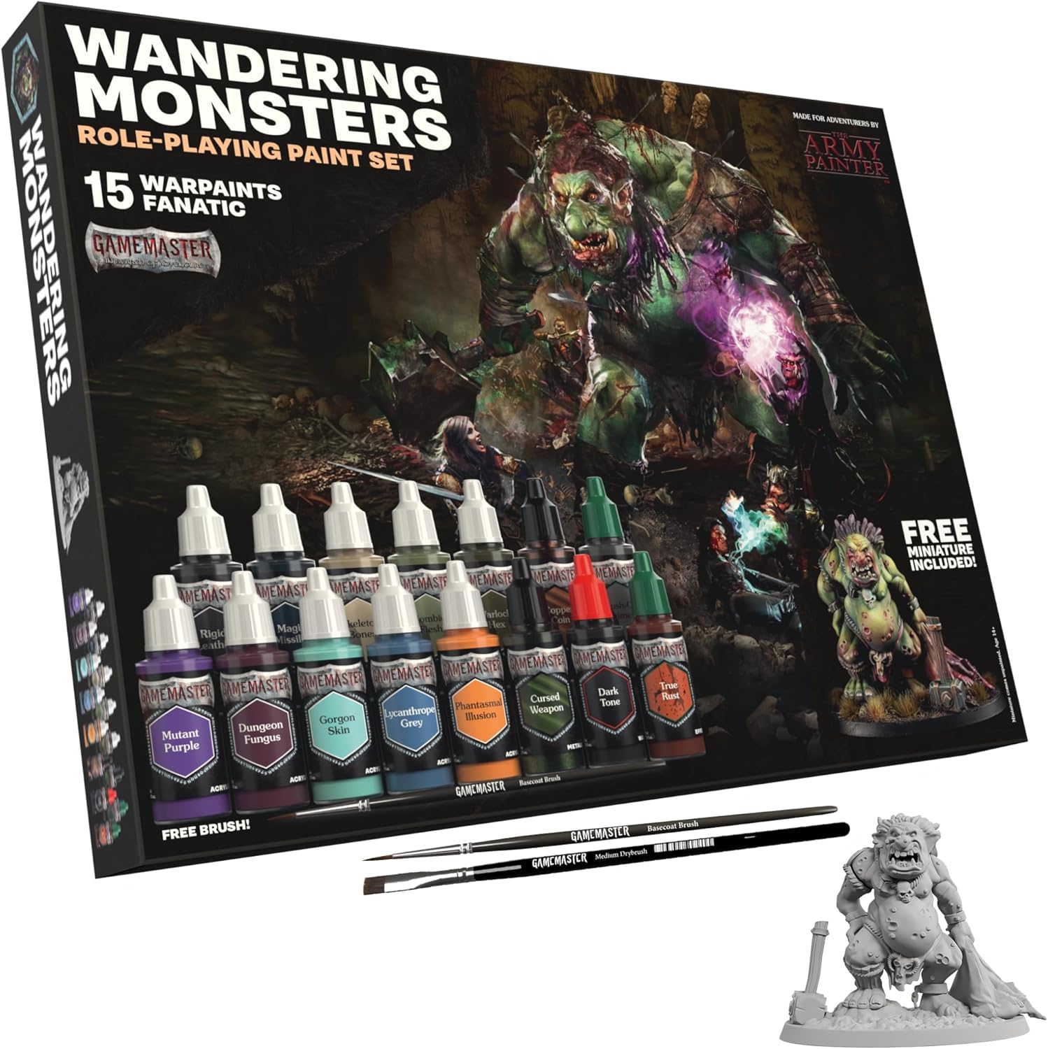 The Army Painter Wandering Monsters DnD Acrylic Paint Combo Set with 20 ...
