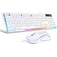 Amazon.com: Gaming Keyboard and Mouse Combo, K1 RGB LED Backlit ...