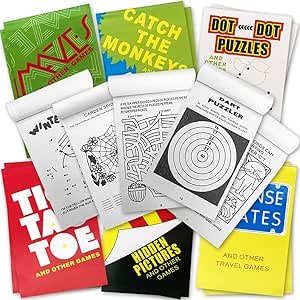 Amazon.com: ArtCreativity Mini Activity Books for Kids - Set of 12-30 ...