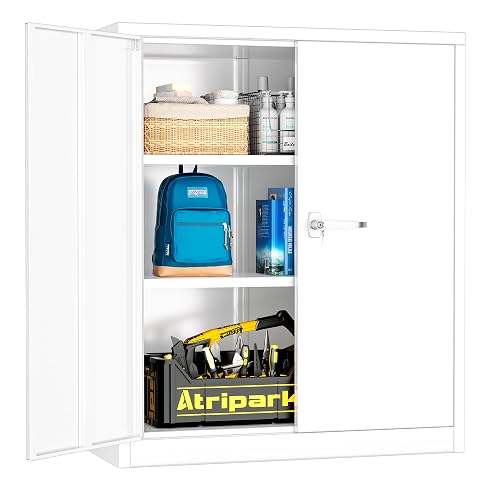 Pataku Garage Storage Cabinet with Wheels, 72" Rolling Metal Storage ...