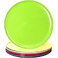 Amazon.com | Youngever 9 Pack 12 Inch Plastic Plates, Large Square ...
