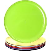 Amazon.com | Youngever 9 Pack 12 Inch Plastic Plates, Large Square ...