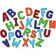 Amazon.com: Rubbabu Large Magetic Uppercase Alphabet Letters 4" - 26 ...