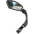 Hafny Handlebar Bike Mirror, Unbreakable Stainless Steel Lens, HF-MR080 ...