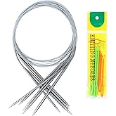 Amazon.com: Aeelike Circular Knitting Needles Set Stainless Steel ...