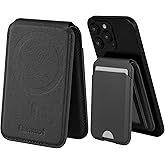 Amazon.com: isee Magnetic Card Holder Wallet with MagSafe, Adjustable Stand for iPhone 16/15/14 ...