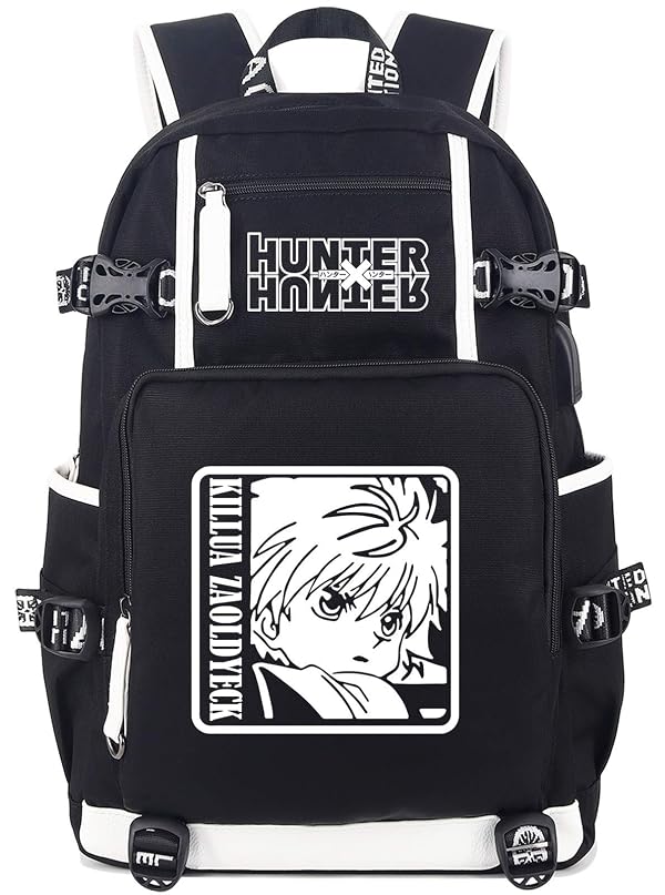 Roffatide Anime Killua Zoldyck Printed Backpack Luminous Rucksack ...