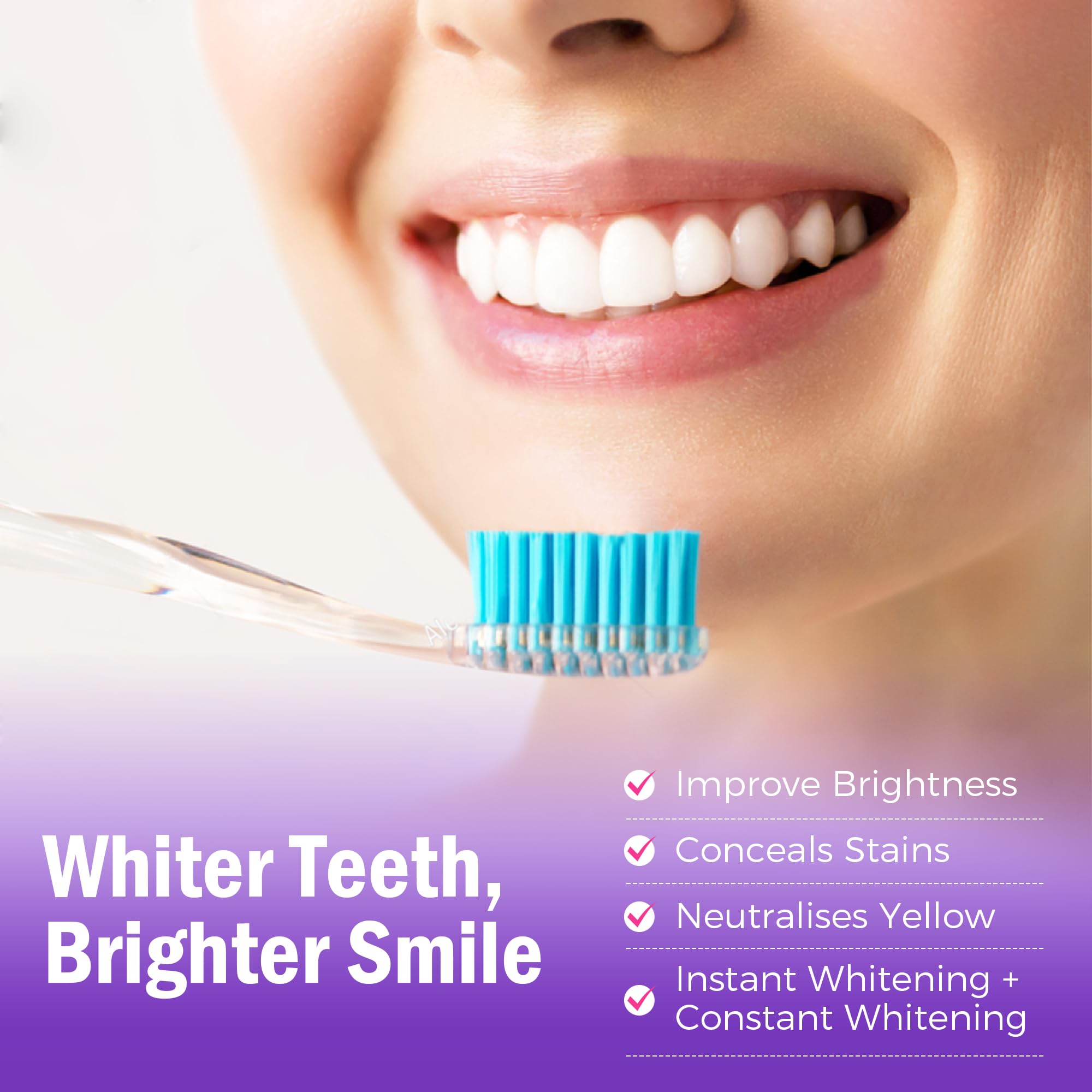 Mua VELAMO Purple Toothpaste for Teeth Whitening, Mint Flavored Gel ...