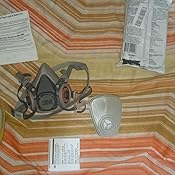 3M 3M-6200 Half Facepiece Reusable Respirator, Without Cartridges ...