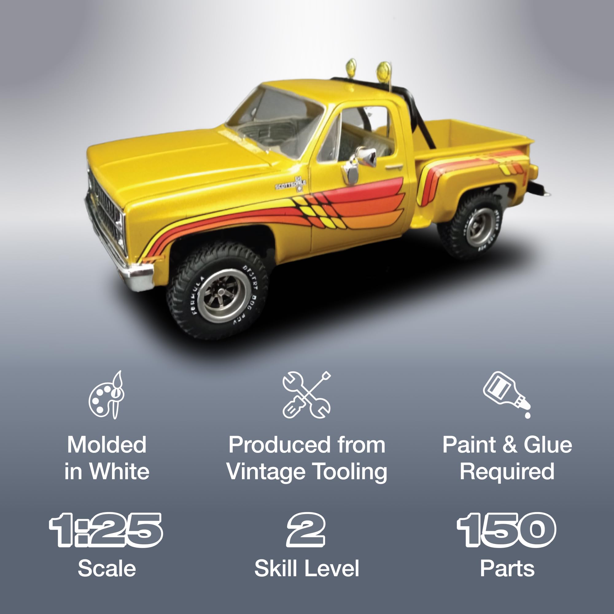Mua MPC 1981 Chevy Stepside Pickup Sod Buster 1:25 Scale Model Kit trên ...