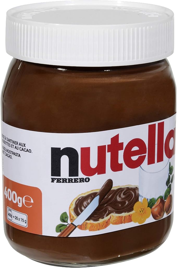 Nutella Pâte à Tartiner aux Noisettes/au Cacao 400 g: Amazon.fr: Epicerie