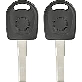 Amazon.com: KeylessOption Transponder Chip Uncut Ignition Key Blank ...