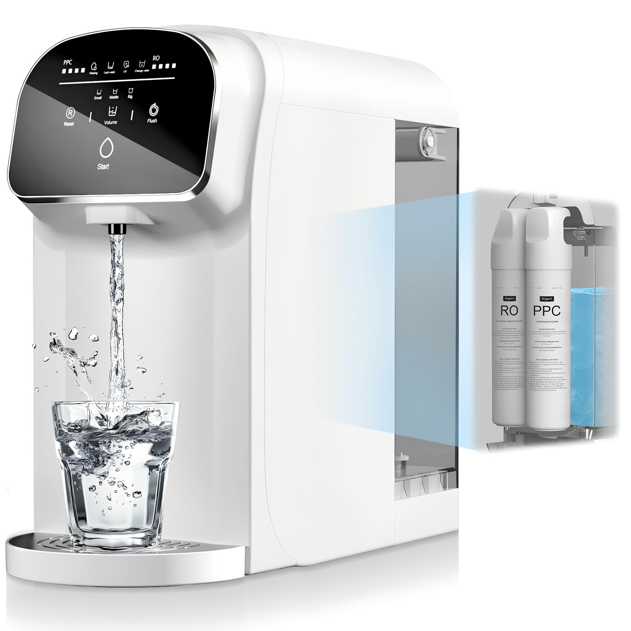 Mua UV Countertop Reverse Osmosis System Water Filter, 5 Stage RO Water ...