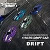 FLYCOLOR Turbo Racing C62 1:76 Scale Drift RC Car with Gyro Mini Full ...